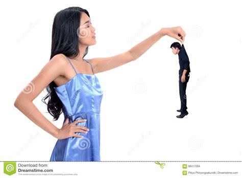 Portret Van De Jonge Mens En Meisje Op Een Witte Achtergrond Stock Foto