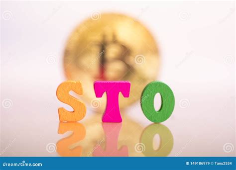 Sto Security Token Offering Stock Image Image Of Metal Economy