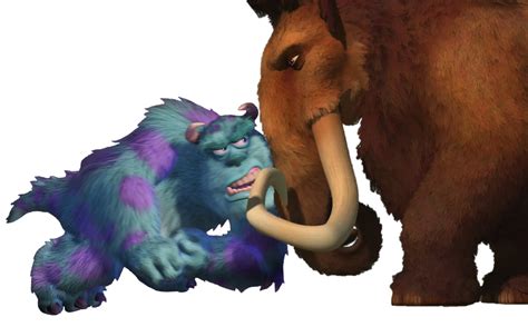 Sulley Vs Manny By Johnv2004 On Deviantart