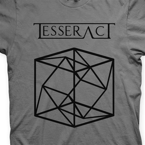 Camiseta Tesseract Chumbo e Preta em Silk 100 Algodão Shopee Brasil