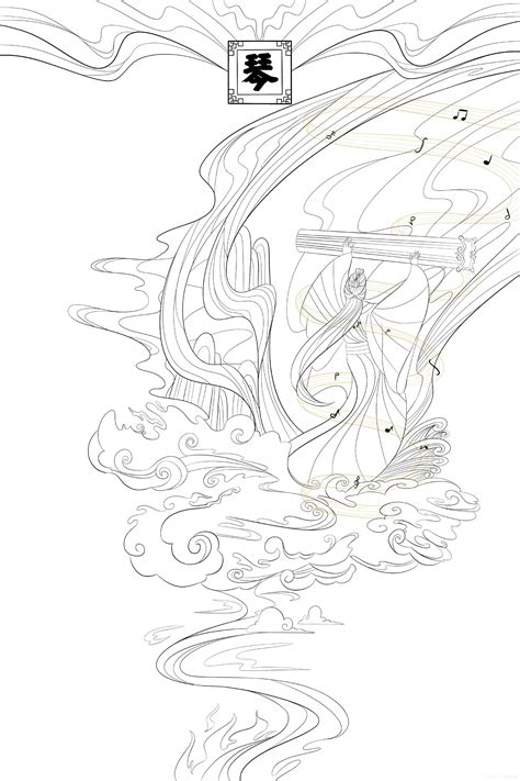 国潮风格插画设计作品 设计人才灵活用工 设计dna