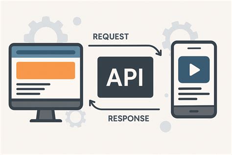 How An Api Works Request And Response Cycle Ai Generated Free Images And Icons With Some