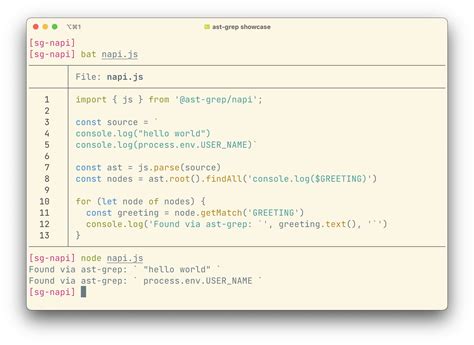 Ast Grep ⚡a Fast And Polyglot Tool For Code Structrual Search Lint And Rewriting At Large Scale