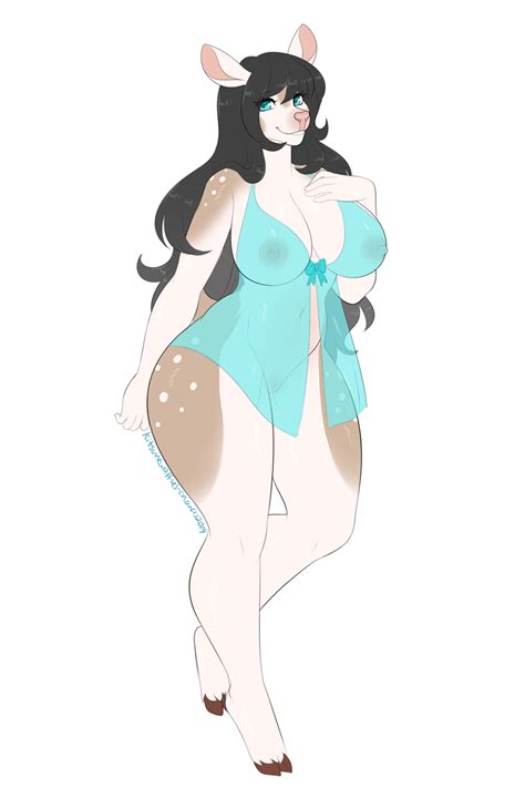 Rule 34 Anthro Breasts Cervid Clothing Curvaceous Female Hi Res