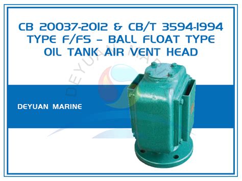 Oil Tank Ball Float Type Marine Air Vent Head Type Ffs From China