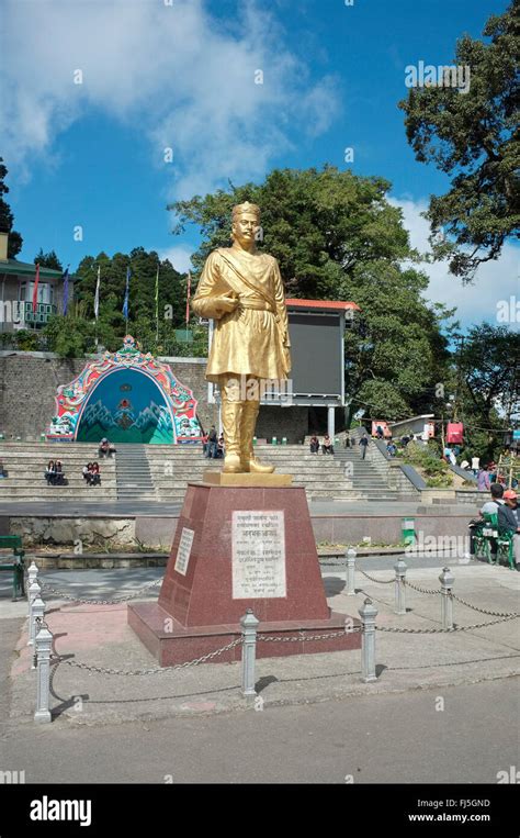 Statue Of Bhanu Bhakta Acharya The Nepali National Poet At The Chowrasta Main Square