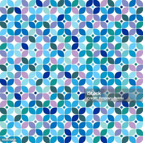 Geometris Abstrak Pola Bentuk Berwarna Ilustrasi Stok Unduh Gambar
