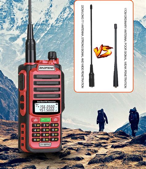 Baofeng Baofeng Uv Pro Waterproof High Power Walkie Talkie Long