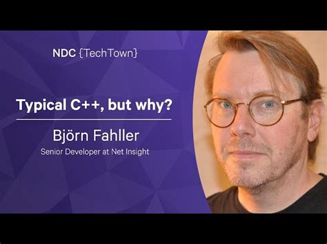 NDC Conferences Talk Typical C But Why From NDC Conferences