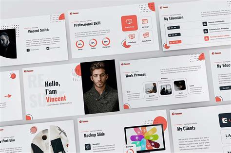 Cara Membuat Resume Atau CV Di PowerPoint Template Desainae Com