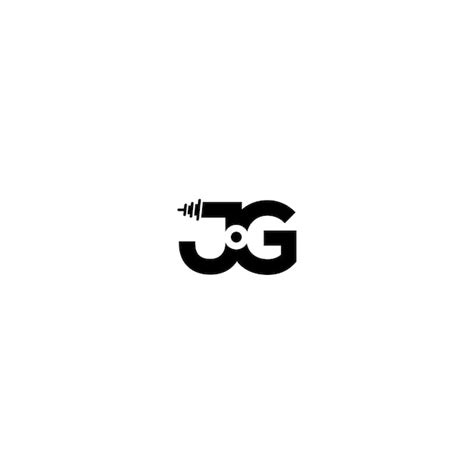 Premium Vector Jg Woodcraft Logo Design
