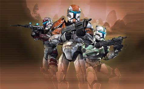 Clone Trooper Battle Wallpaper