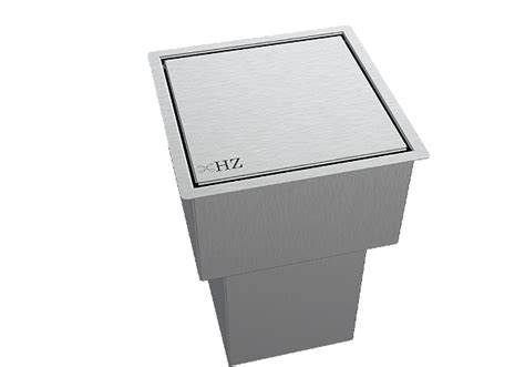 Lixeira Inox Embutir L Para Bancada Tampa Click HZ