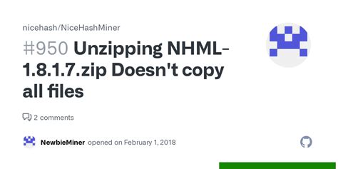 Unzipping Nhml 1817zip Doesnt Copy All Files · Issue 950
