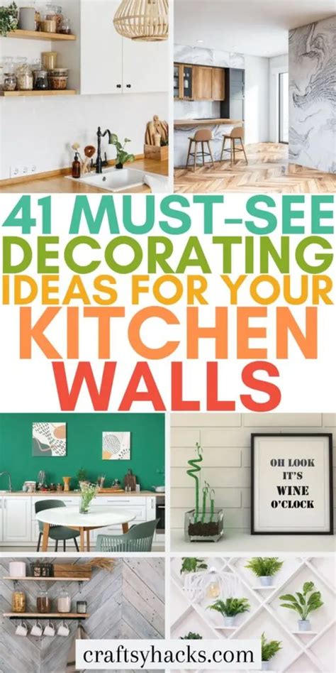 41 Gorgeous Kitchen Wall Decor Ideas Craftsy Hacks