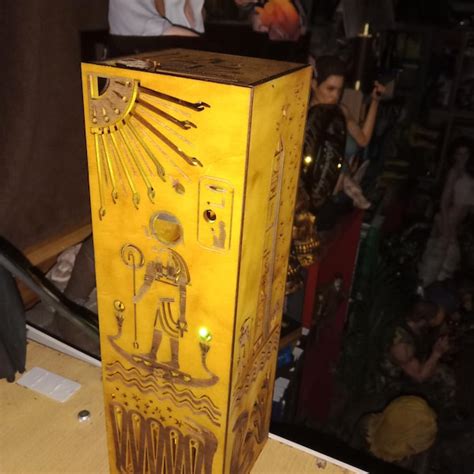 Binary Code Lamp Falling Numbers Cyberpunk Style Night Lamp Lantern