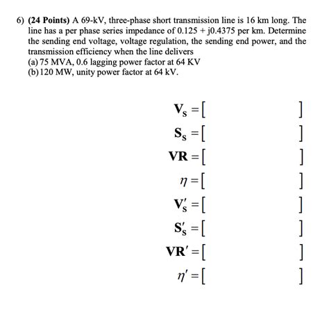 Solved Please Show A Detailed Calculation Solution 6 24 Points