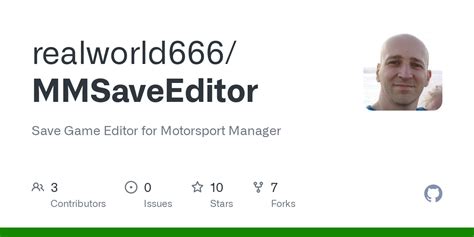 github realworld666 mmsaveeditor save game editor for motorsport manager