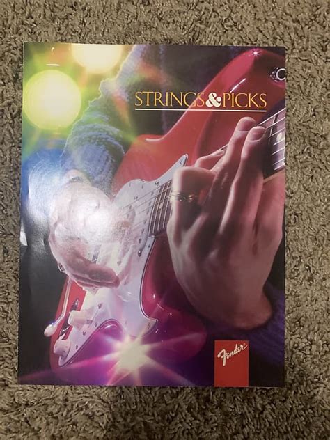 Fender Strings And Picks Brochure Reverb