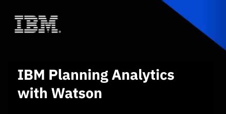 IBM Planning Analytics With Watson Asean Partner Solutions