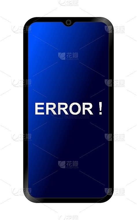 黑移动蓝屏幕显示错误信息
