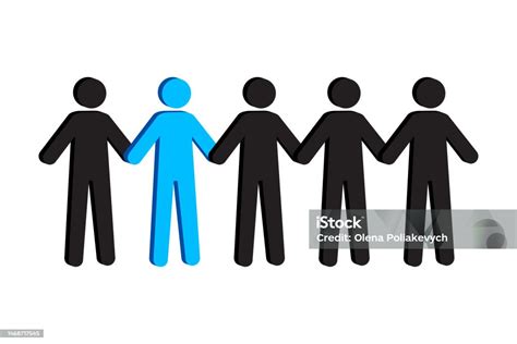 Icône De Léquipe Symbole De Léquipe Commerciale Illustration