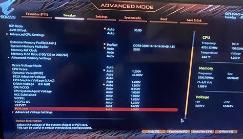 Advanced Mode Screen R Gigabytegaming