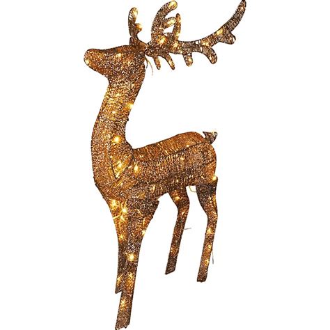 Buy Pegdev Pdl Festive Outdoor Christmas Reindeer Gold Led Light Up
