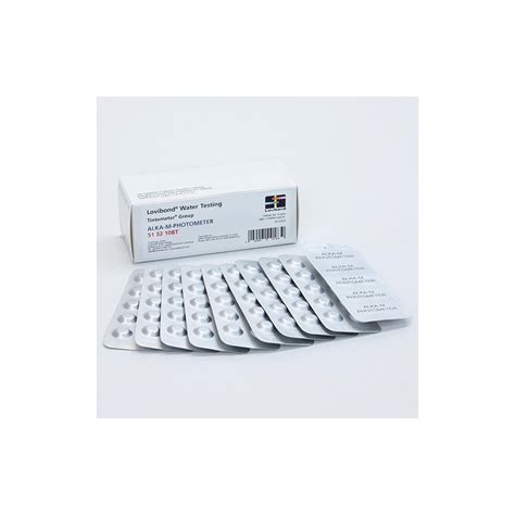 Alka M photomètre Boîte de pastilles