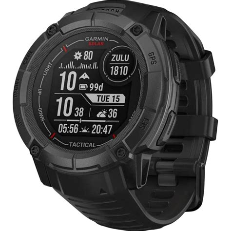 Garmin Instinct 2X Solar - Tactical Edition Black (010-02805-13/03/74 ...