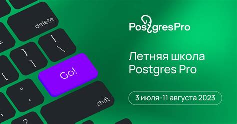 Летняя школа postgres pro в Новосибирске Компания postgres professional