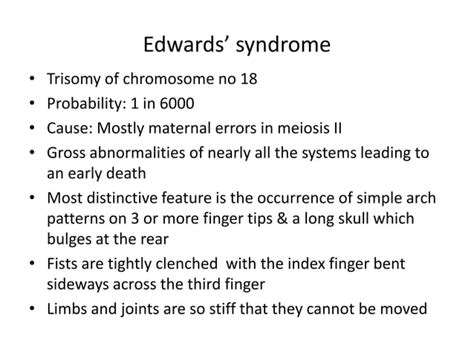 Non Disjunction And Disorders Pptx