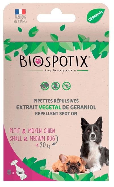 Biogance ბიოსპოტიქსი ძაღლის ანტიპარაზიტული წვეთები 5 მლ Veli Store