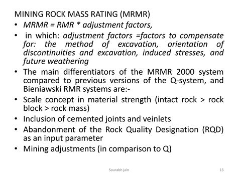 Applications Of Rock Classifications Pptx