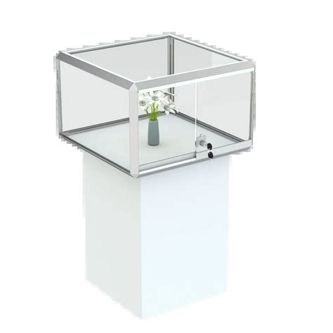 Customized Aluminum Frames Glass Showcase Trade Show Equipment For Museum Salon Buy Glass