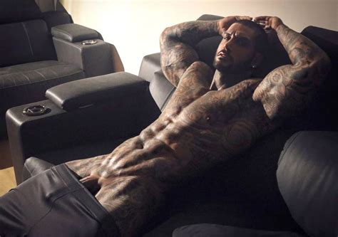 Hunks Huge Tattooed Muscle God Towel Rail ThisVid