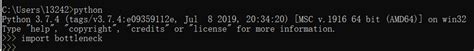Python37安装bottleneck失败解决方案python Install Bottleneck Csdn博客