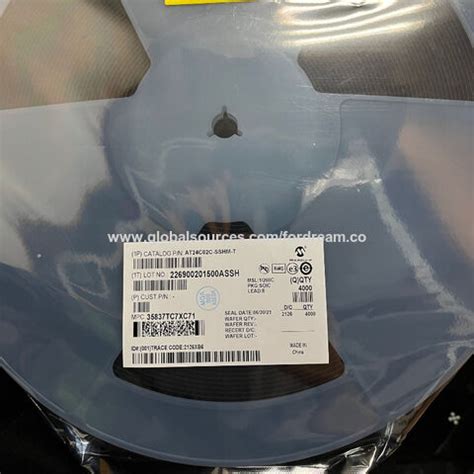 Buy Wholesale China At24c02c Sshm T Memory Ics Ic Eeprom 2k I2c 1mhz 8soic Microchip Electronic