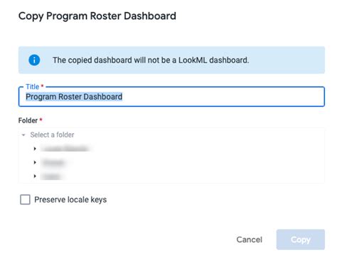 Program Roster Dashboard