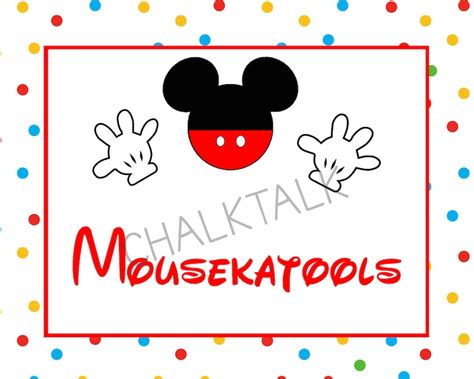 Mousekatools Mousekatools Sign Mickey Mouse Birthday Sign Etsy
