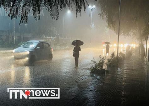 ප්‍රදේශ කිහිපයකට මි මී 75 ට වැඩි තරමක තද වැසි Itn News කාලගුණ අනාවැකිය