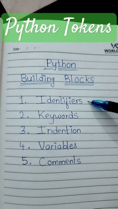 Python Seriestokensbuilding Blocksshortviralpythonaantechtuts Youtube