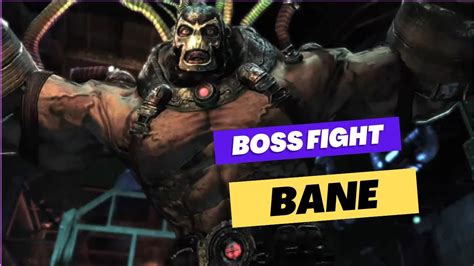 Batman Arkham Asylum Boss Fight Bane Youtube