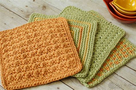 Free Crochet Dishcloth Patterns For Easy Crocheting Fashionarrow