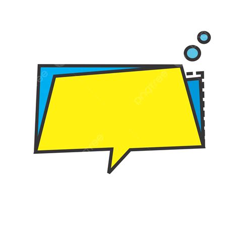 Caja De Texto Vector PNG Dibujos Amarillo Azul Pancarta De Cuadro De