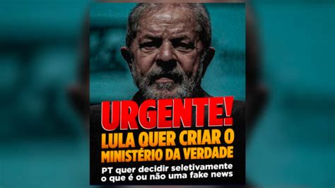 Blog do Moysés Peruhype Carlech LULA QUER INSTITUIR O MINISTÉRIO DA VERDADE PETISTA