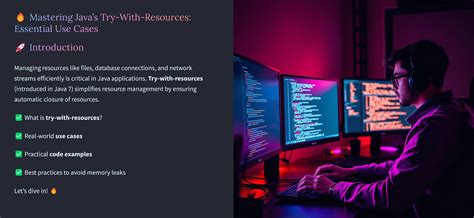 🔥 Mastering Javas Try With Resources Essential Use Cases By Sanjay