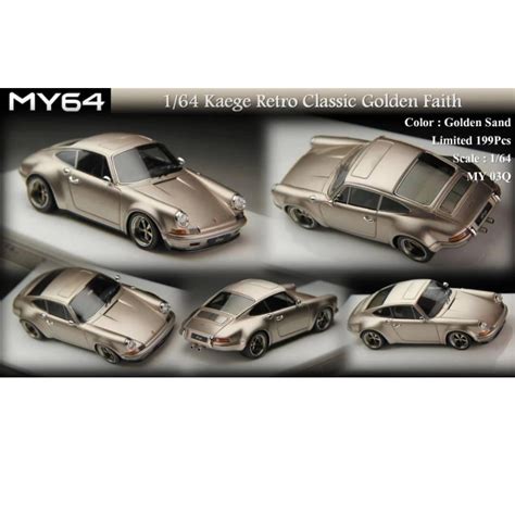 MY Scale Kaege Retro Classic Porsche Gold Resin Car Shopee Philippines