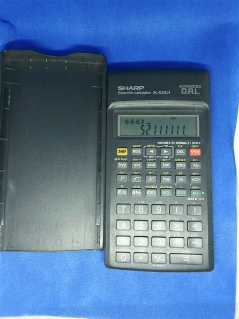 Vintage Calculatrice Sharp El 531lh Scientific Calculator Calculator Advanced Dal £10 25