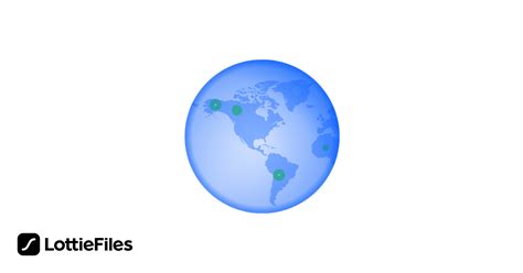 Free Spinning Globe Animation By Brian Karungani LottieFiles